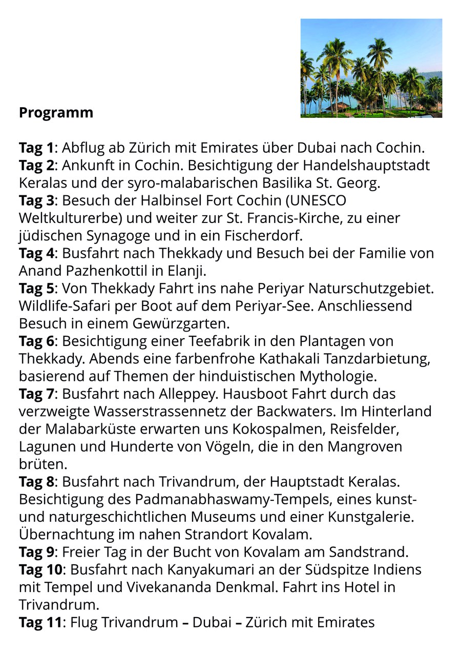 Pfarreireise Indien 5.-15. Oktober 2026 — Katholische Kirche St. Martin ...